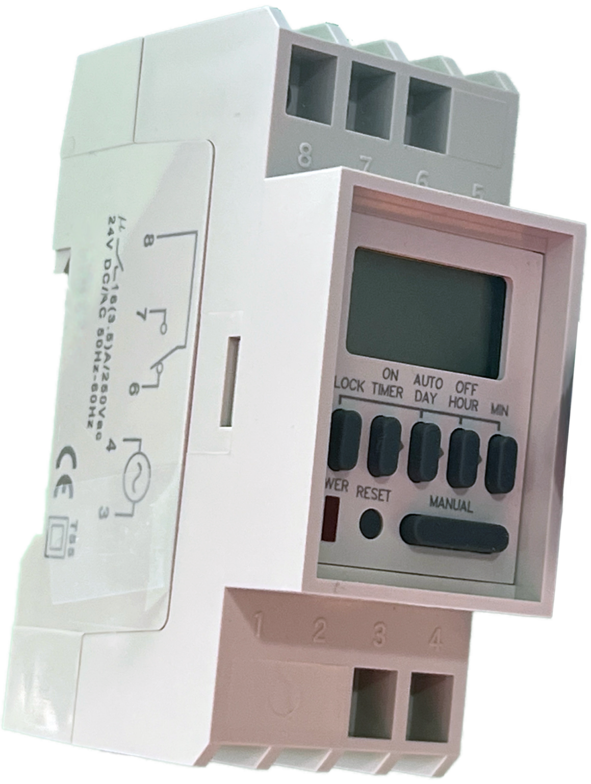 24/7 TIMER - 24V DIN RAIL MOUNTED | Carry Pumps, Inc.